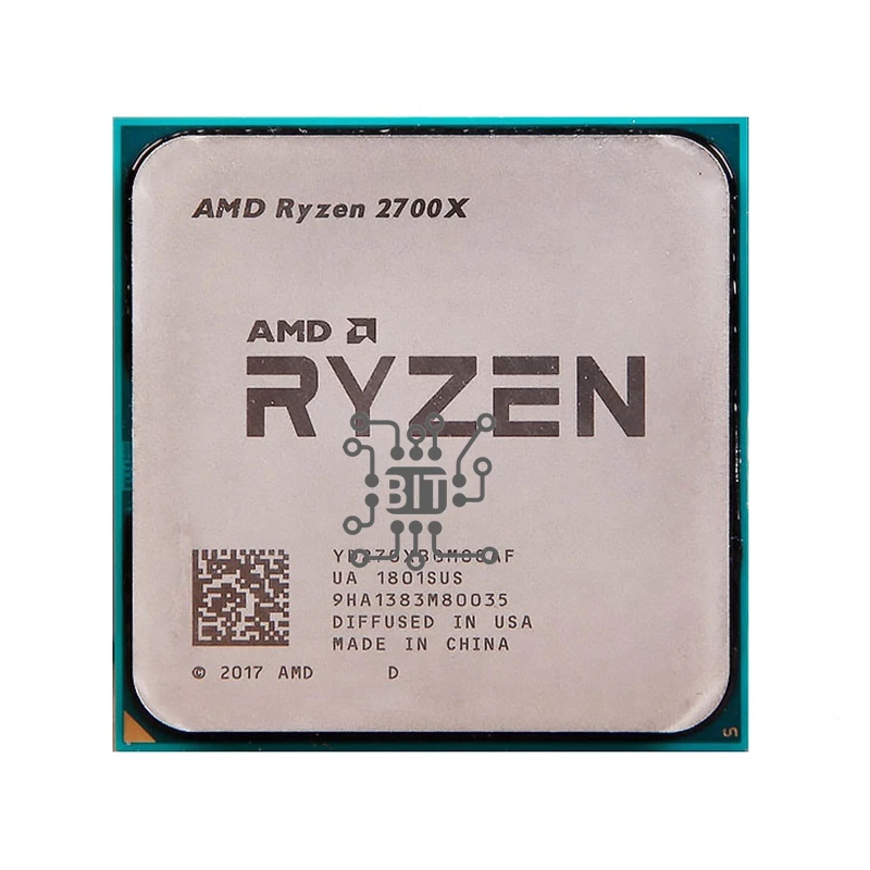 AMD Ryzen 7 2700X R7 2700X 3.7 GHz Eight-Core Sixteen-Thread 16M 105W ...
