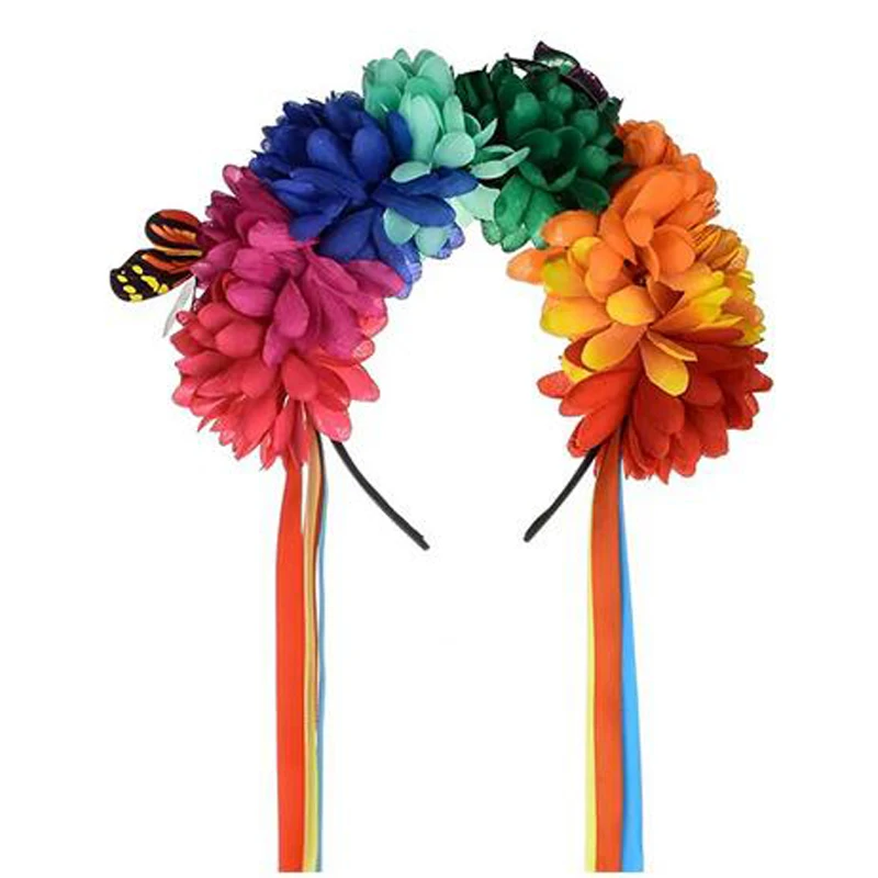 Mexican-Flower-Crown-Headband-Halloween-Party-Costume-Dia-de-los ...