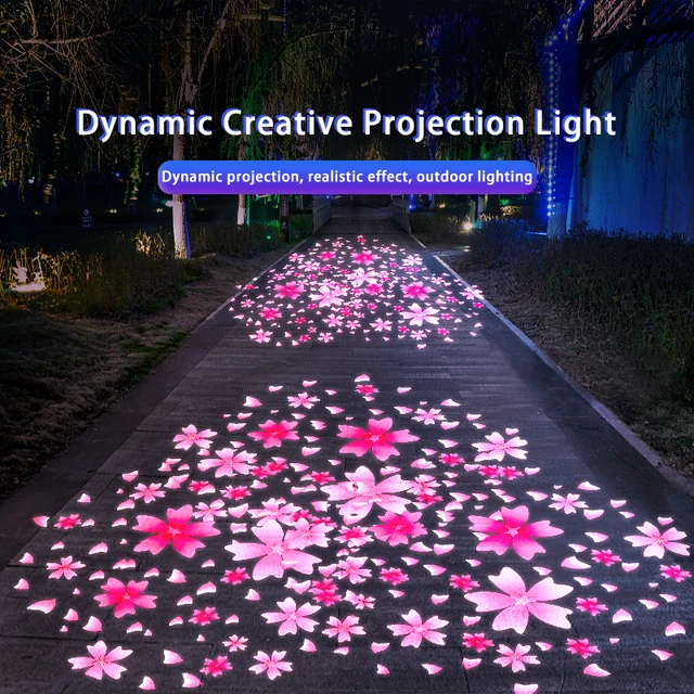 Waterproof Outdoor Custom Goldfish Cloud Pattern Dynamic Fish Light Dynamic Creative Projection ...