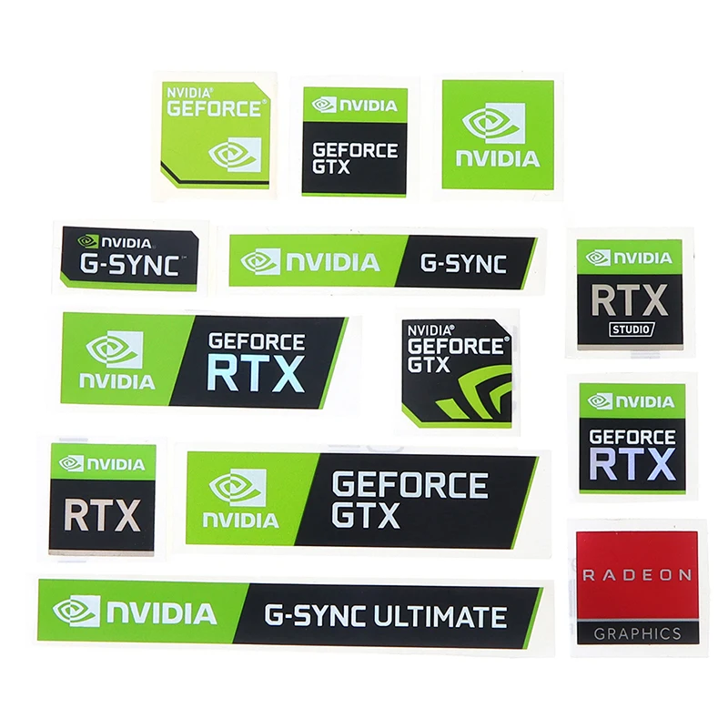 5 шт., декоративные наклейки для ноутбука NVIDIA GTX GEFORCE | AliExpress