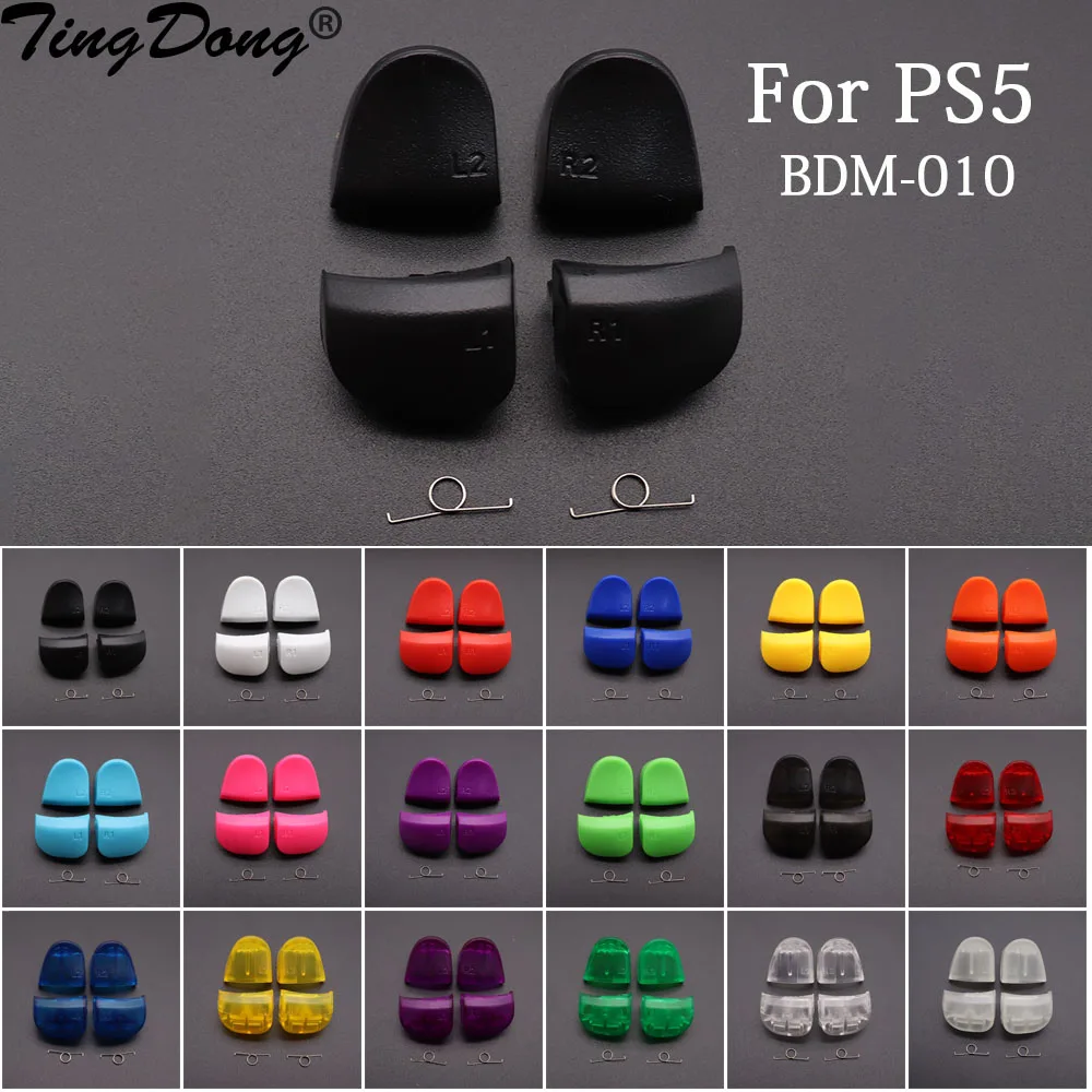 1set For PS5 V1.0 BDM-010 Controller L1 R1 L2 R2 Trigger Shoulder ...