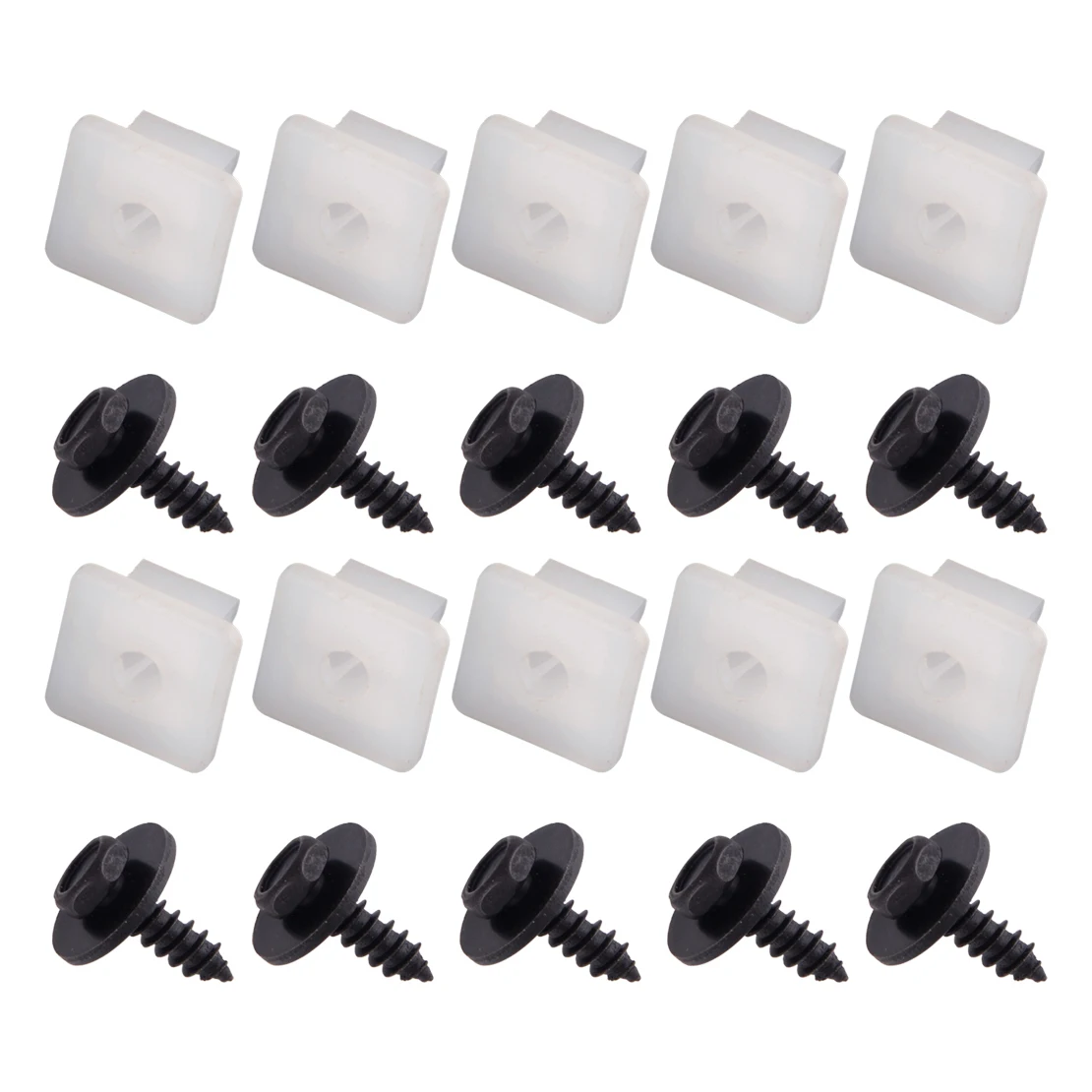 25-Sets-Bumper-Screw-Nut-Clip-Fender-Liner-Under-Cover-Grommet-Trim-Fit ...