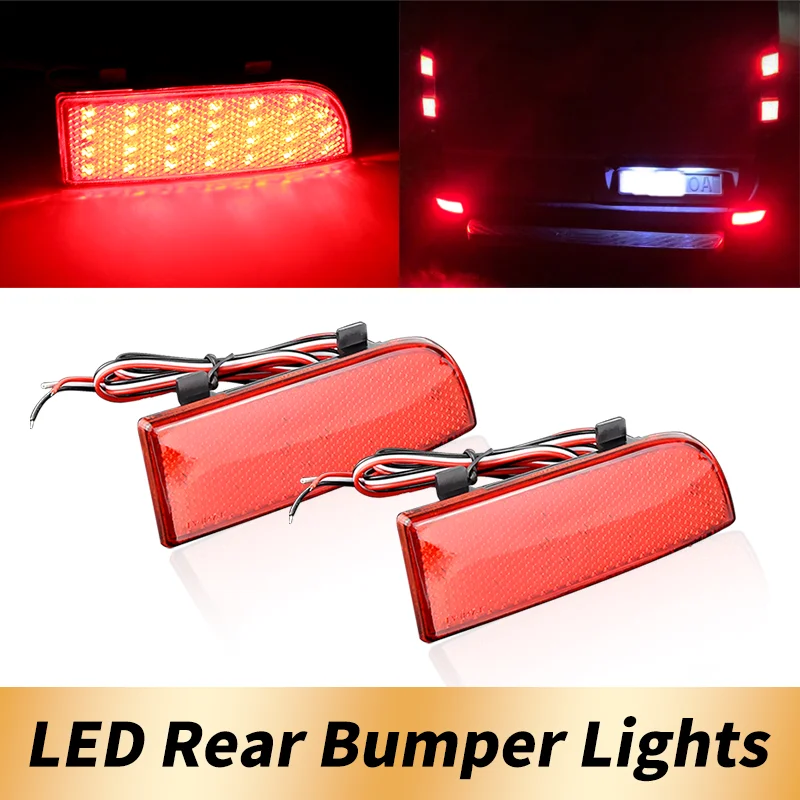 2PCS-LED-Rear-Bumper-Reflector-Lamp-9068260040-Left-Right-Red-Tail ...