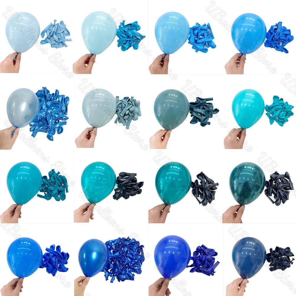 Happy Birthday Blue Balloons Clip Art