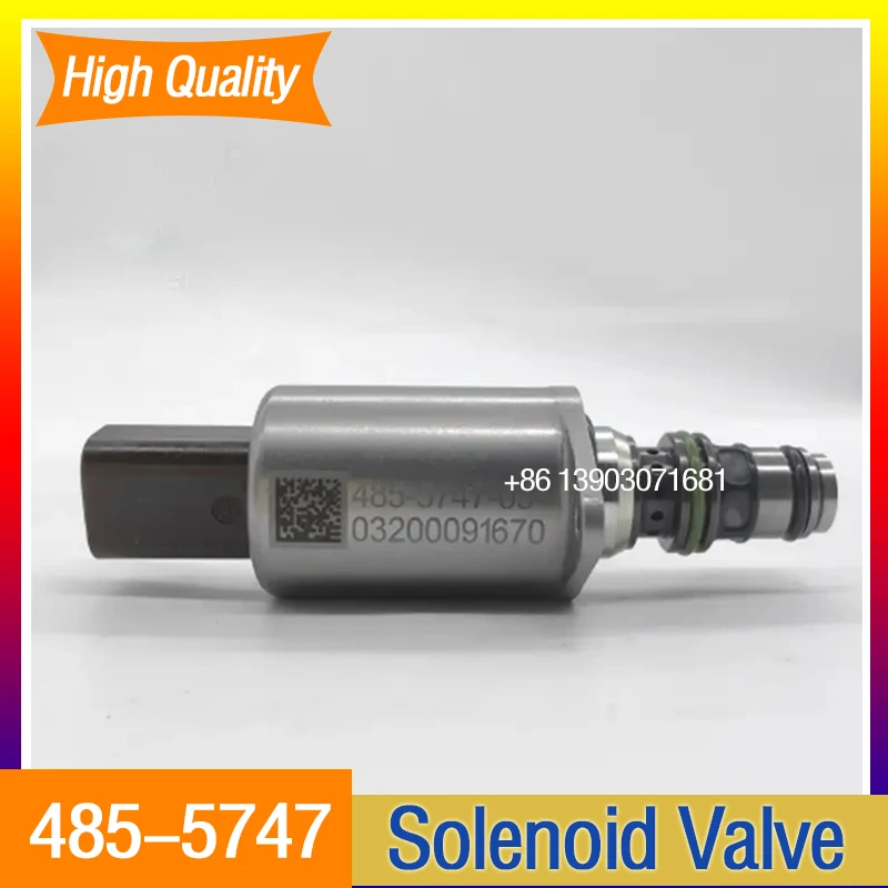 New-E320GC-E323D-E323D2-Excavator-Solenoid-Valve-485-5747-543-5391-585 ...