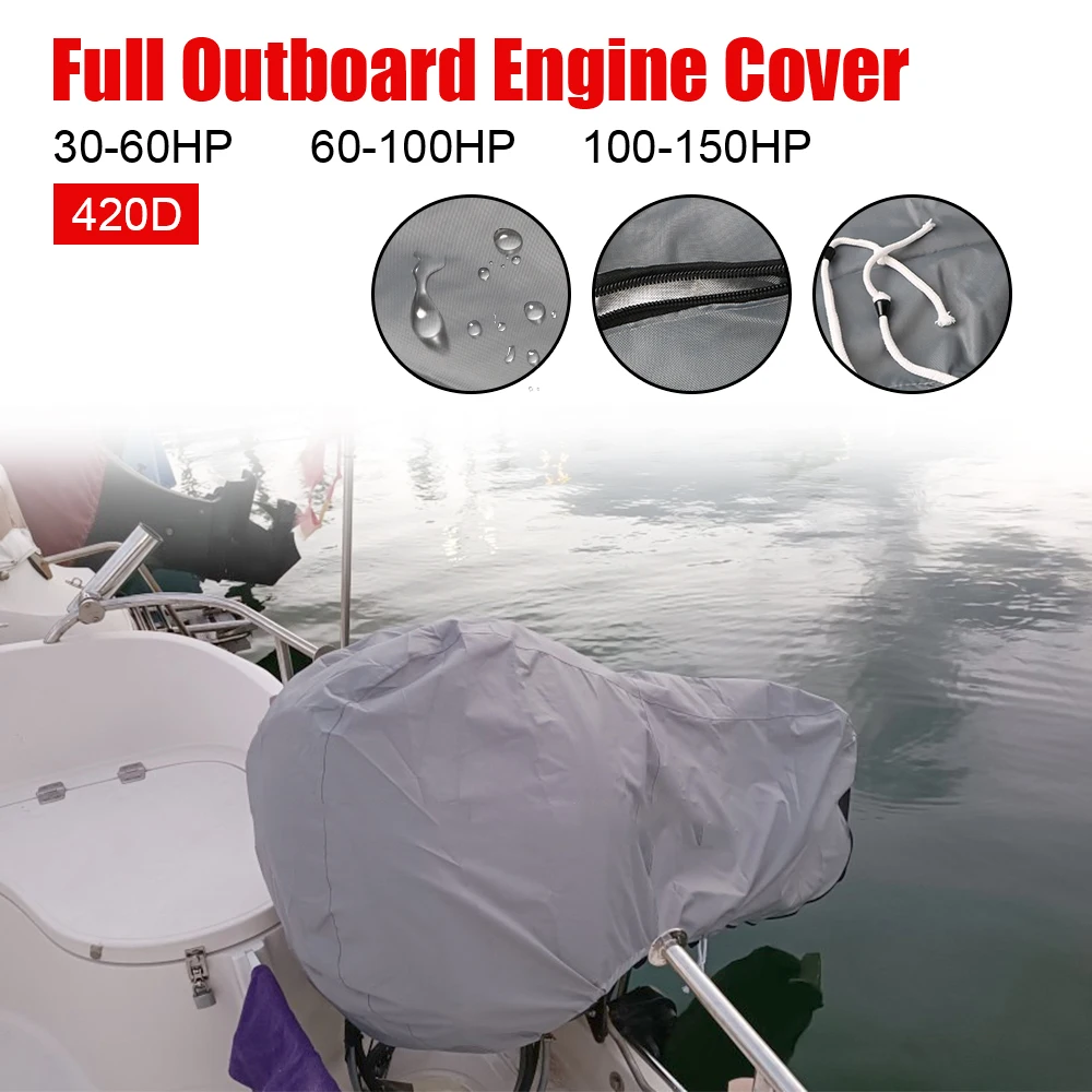 Full-Outboard-Engine-Cover-Sunshade-Anti-scratch-Heavy-Duty-Engine ...