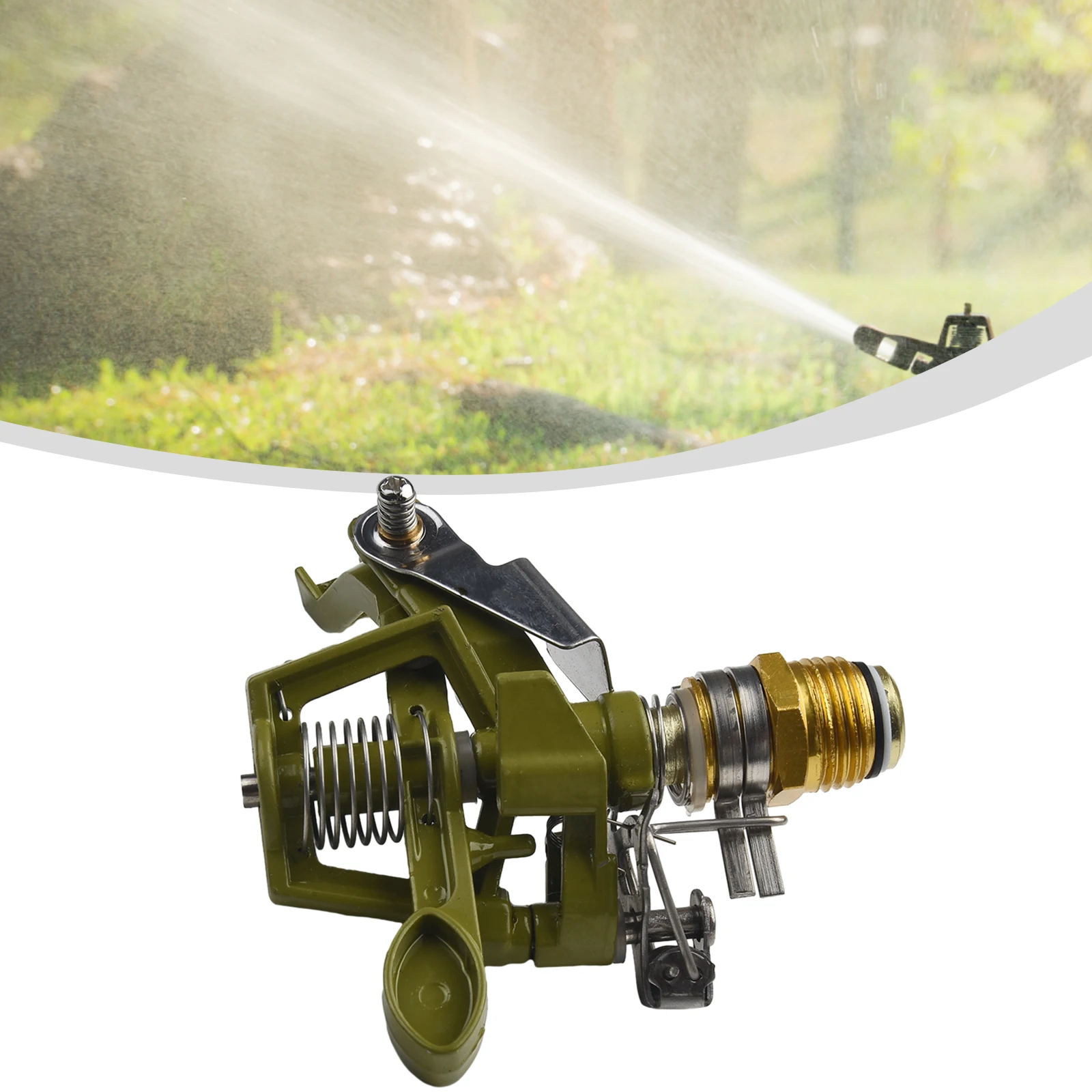 1-2-Brass-Impact-Sprinkler-Degree-Rocker-Arm-Rotating-Lawn-Watering ...