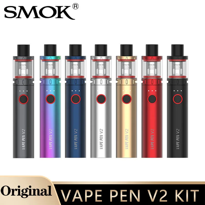 Original SMOK VAPE PEN V2 Kit 60W 1600mAh Battery 3ml Tank 0.15ohm ...