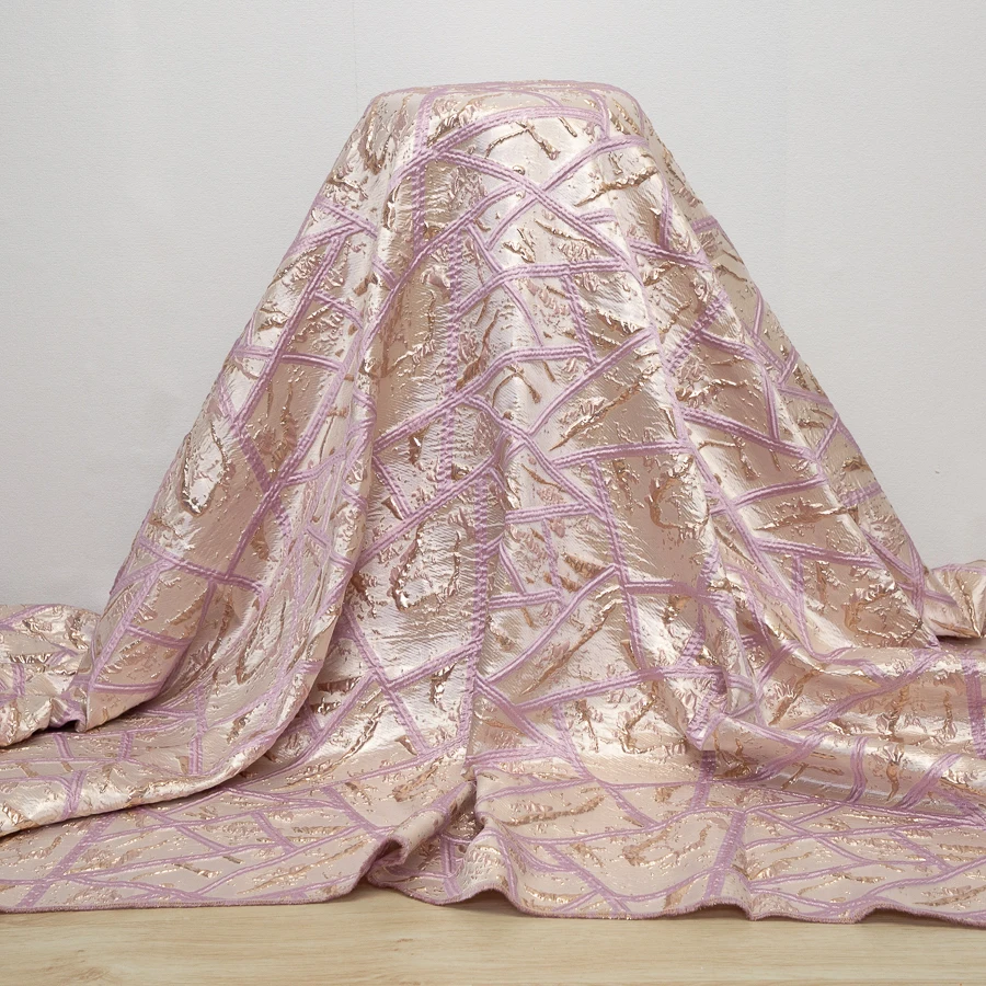 African-Jacquard-Brocade-Lace-Fabric-2024-High-Quality-French-Damask ...