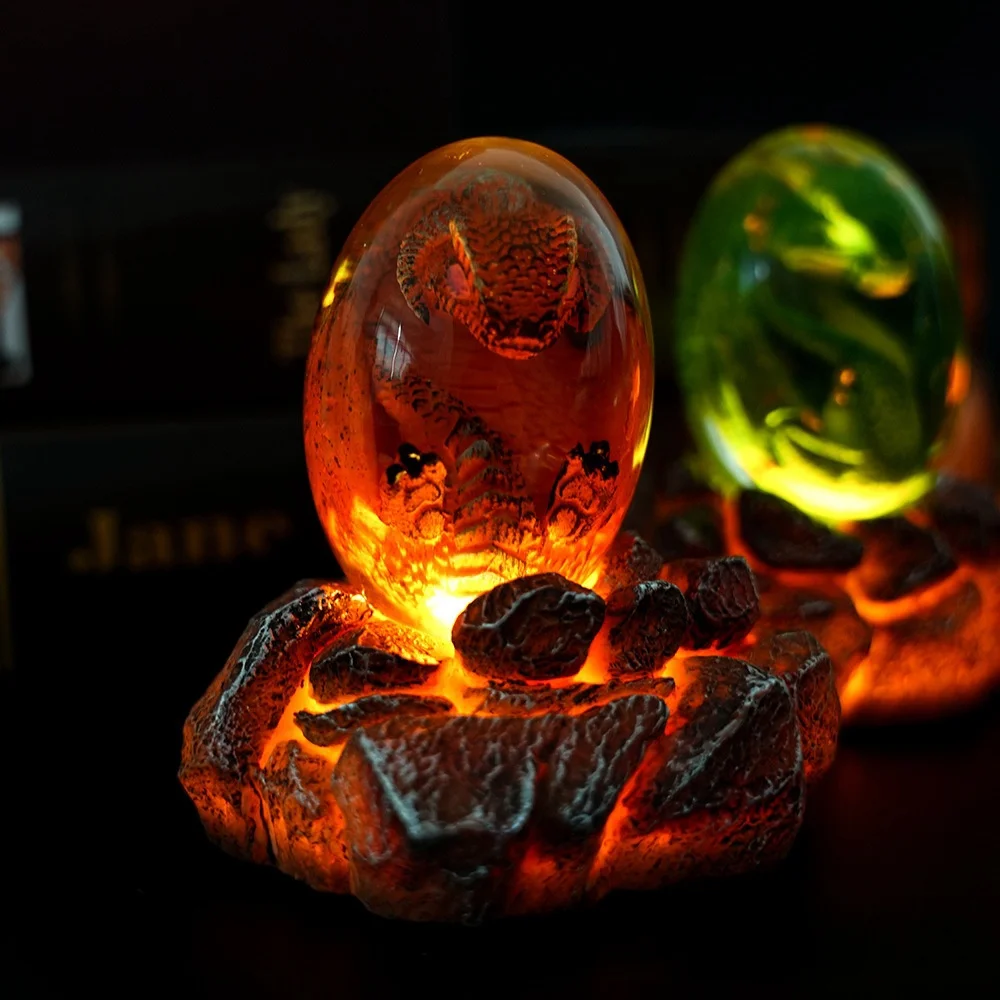1-Item-Lava-Dragon-Egg-Statue-Flying-Dragon-Glowing-Crystal-Ball ...