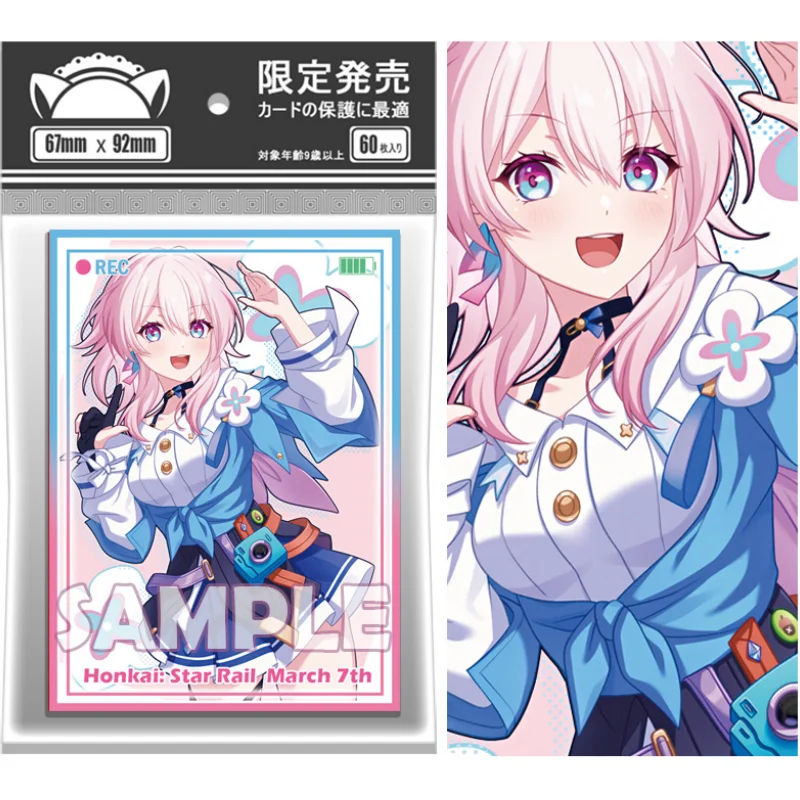 60Pcs-Set-ACG-Cards-Sleeve-Honkai-Star-Rail-March-7th-Anime-Game ...