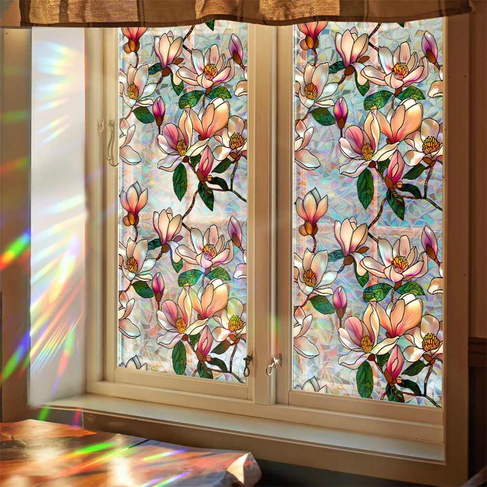 Static-Cling-Decorative-Window-Film-Sunscreen-Stained-Glass-Window ...