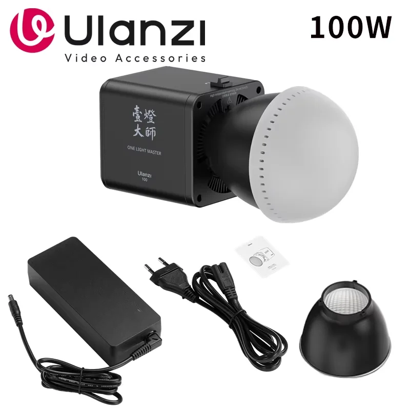 Ulanzi 100W Bi-color LED Photography Lighting COB Video Fill Light ...