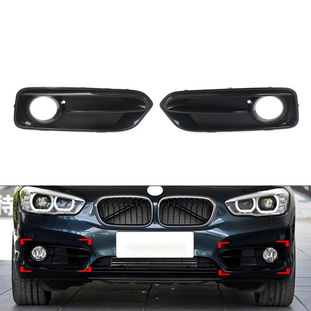 Car-Front-Bumper-Fog-Light-Lamp-Grilles-Cover-For-BMW-1-Series-F20-F21 ...