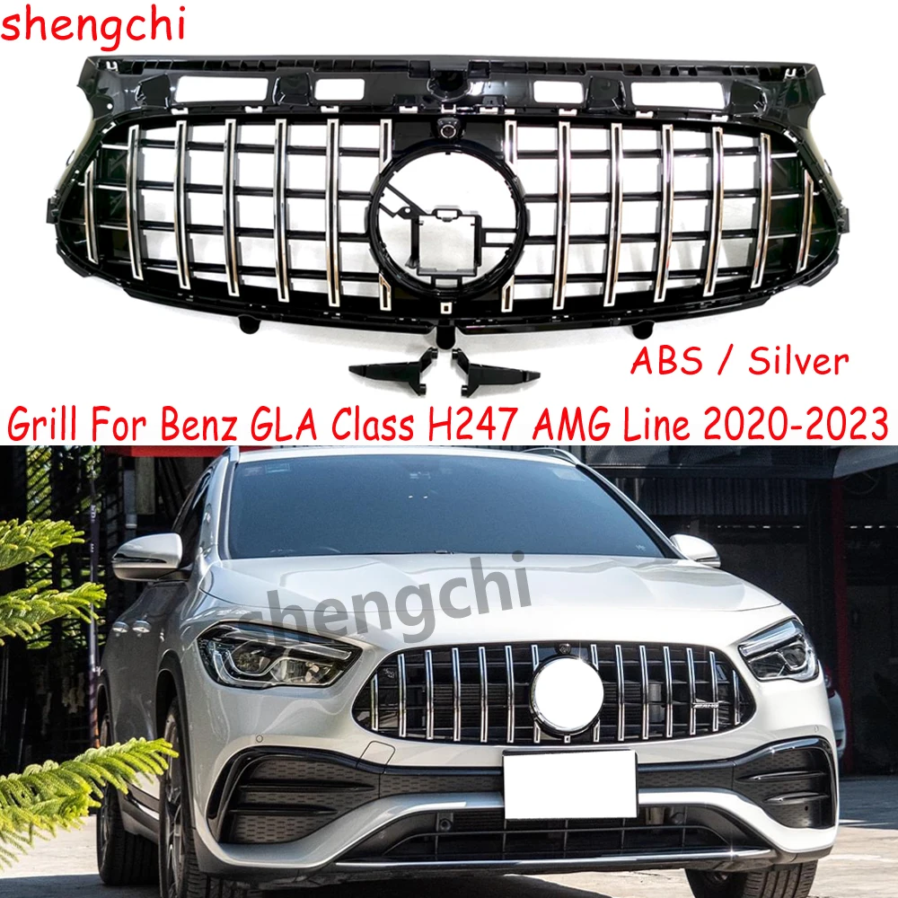 GLA-H247-GT-Front-Bumper-Grille-For-Mercedes-Benz-GLA-Class-H247-AMG ...