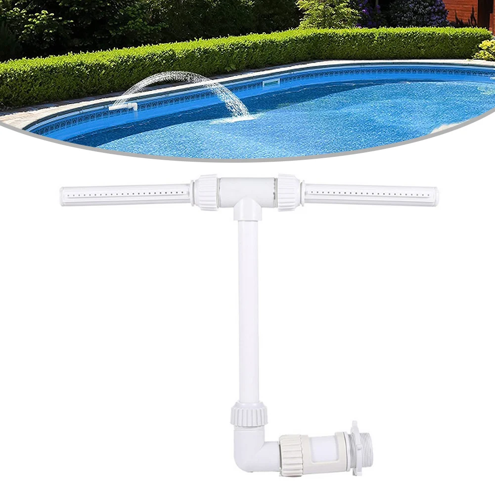 Swimming-Pool-Fountain-Adjustable-Water-Dual-Spray-Sprinkler-Waterfall ...