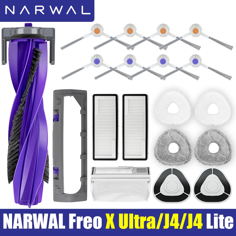 Compatible for 나르월 Narwal J4, Freo X Ultra, J4 Lite Accessories Side ...