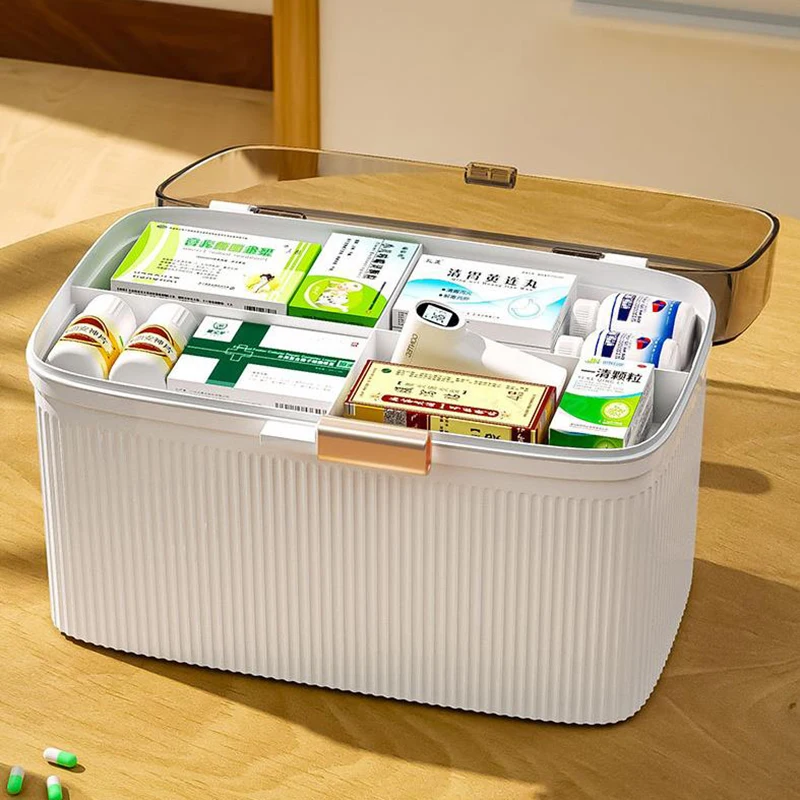 Household-Medical-Kit-Portable-Medical-Kit-Large-Capacity-Medication ...