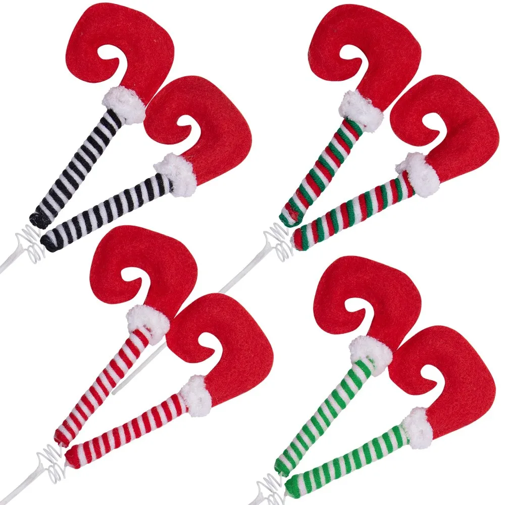 Patas-de-Pap-Noel-para-decoraci-n-de-rbol-de-Navidad-decoraci-n-navide ...