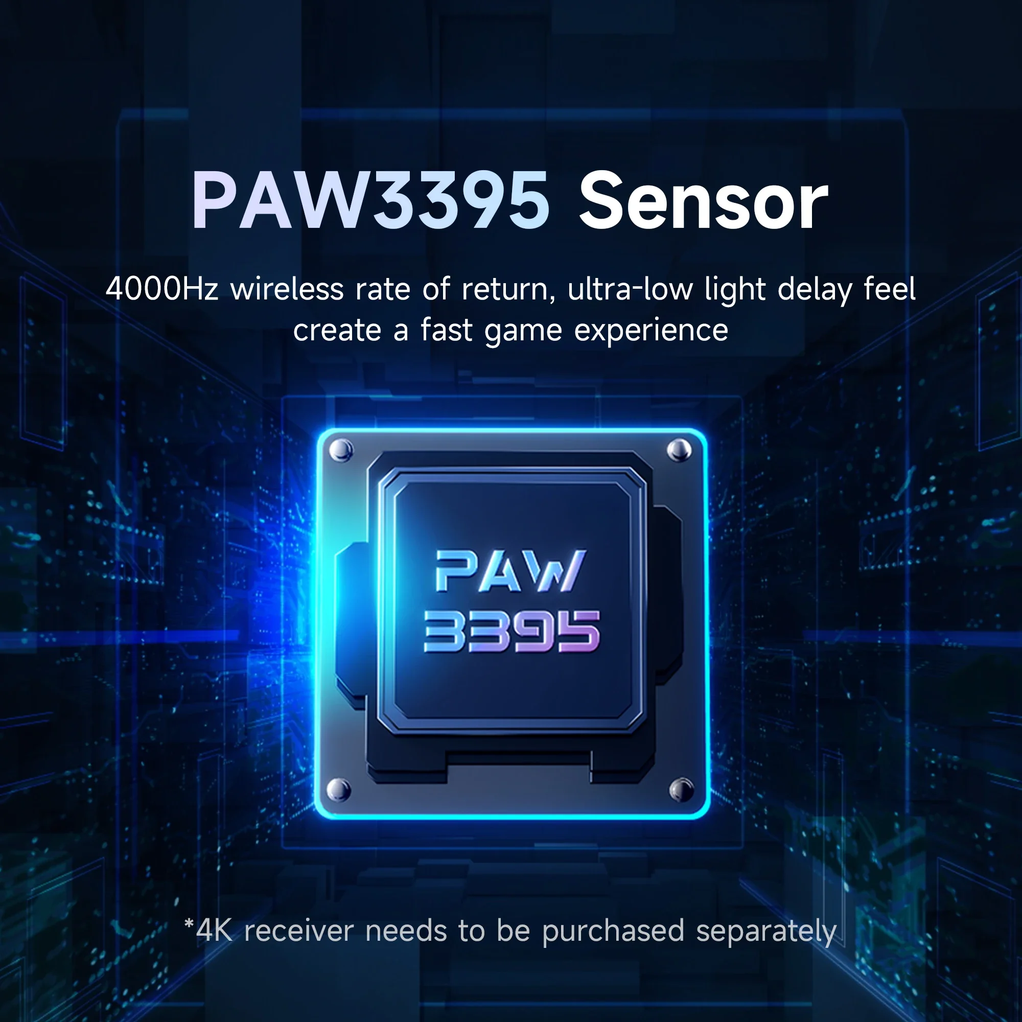 MCHOSE A5 Bluetooth Gaming Maus – 26000DPI PAW3395 Optischer Sensor ...