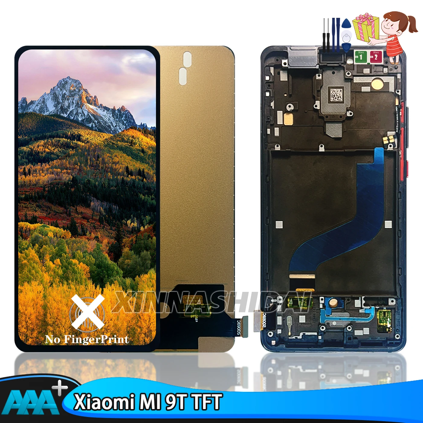 AAA+ TFT For XIAOMI MI 9T LCD 9T Pro Display Touch Screen Digiziter ...