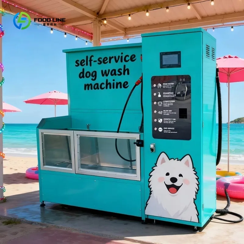 Customized 24/7 Self Service Dog Wash Machine for Park Management ...