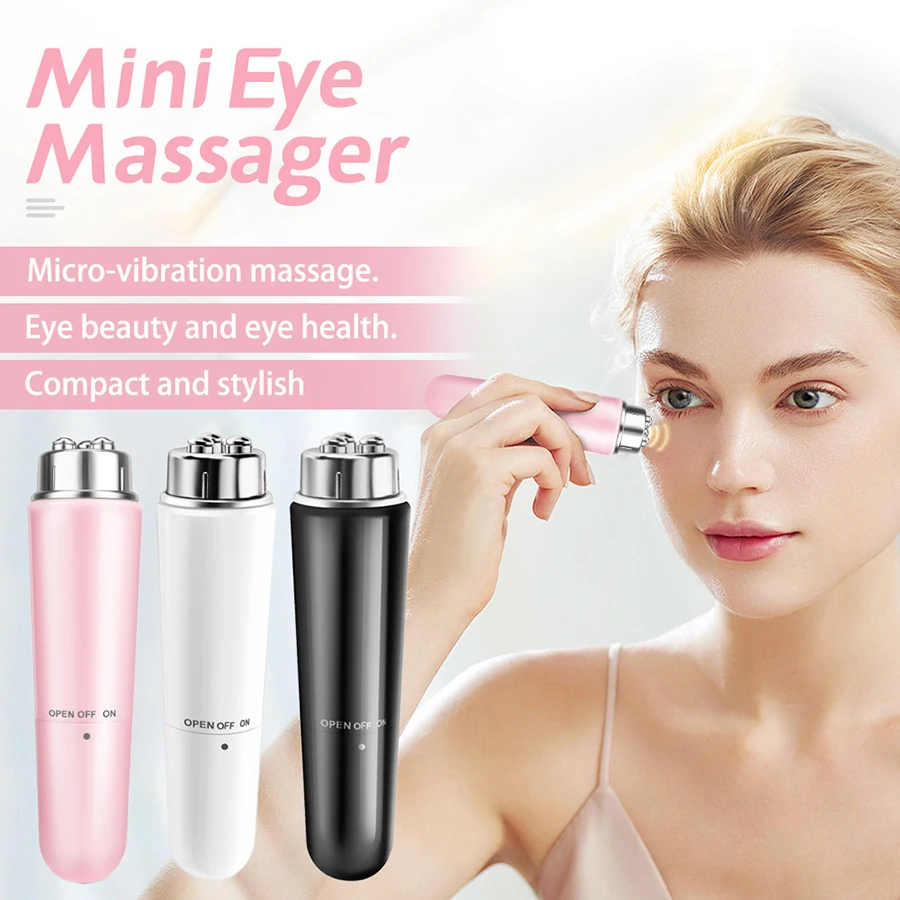 1PC 4 in 1 Vibrating Massager Stick Remove Dark Eye Circles Remove Eye ...