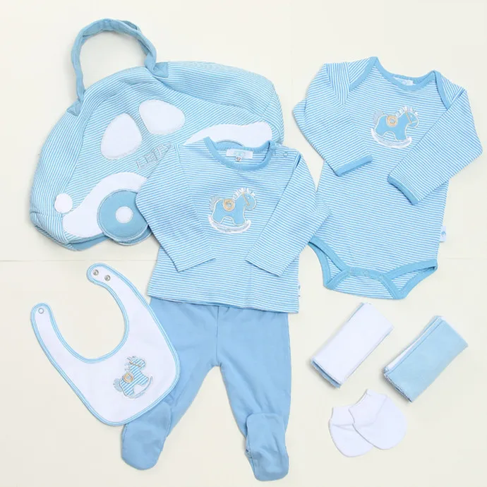 High-end-boutique-baby-gift-set-100-cotton-baby-clothes-set-newborn ...