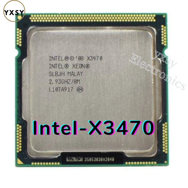 Intel xeon x3470 processador quad core lga 1156 desktop cpu slbjh 2 ...