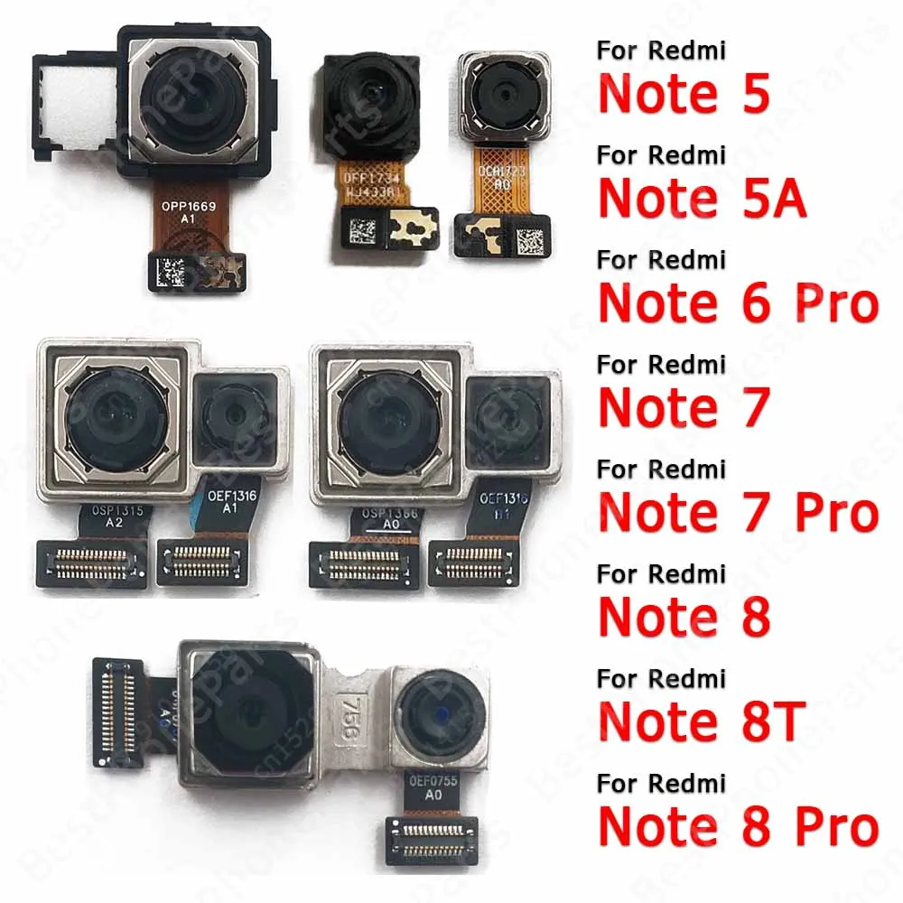 Repuesto de módulo de cámara trasera para Xiaomi Redmi Note 7, 8 Pro ...