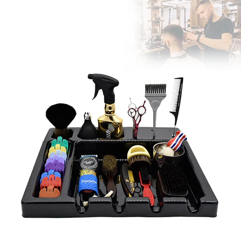 Salon-Tool-Tray-Accessories-Storage-Box-Barber-Comb-Rack-Haircutting ...