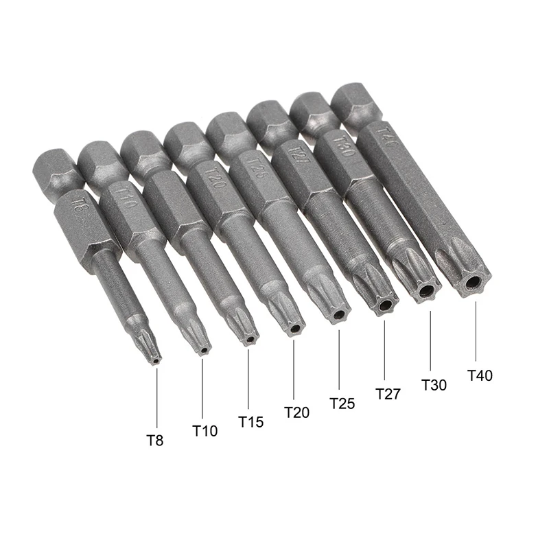 8pcs-50mm-Torx-Screwdriver-Bits-Set-1-4-Hex-Shank-T8-T10-T15-T20-T25 ...