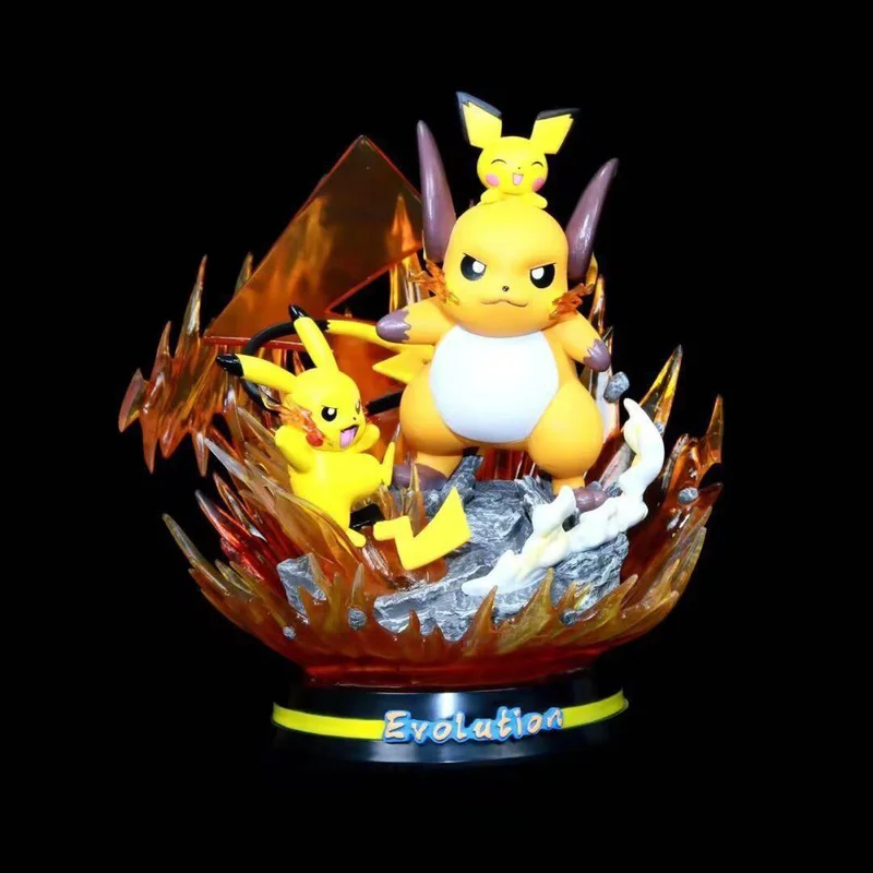 Pichu Pikachu Raichu Evolution