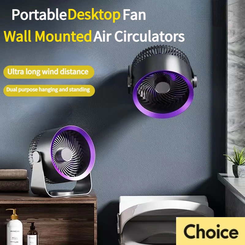 캠핑 선풍기 충전식 데스크탑 휴대용 공기 순환기 무선 천장 전기 선풍기 Led 조명 클립온 홈 선풍기 8000mah Best5 Insumath