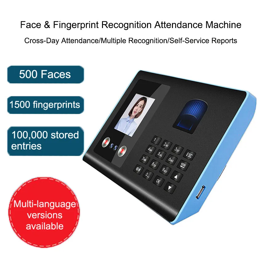 Face-Fingerprint-Time-Recording-For-Attendance-Time-Recorder-Employee ...