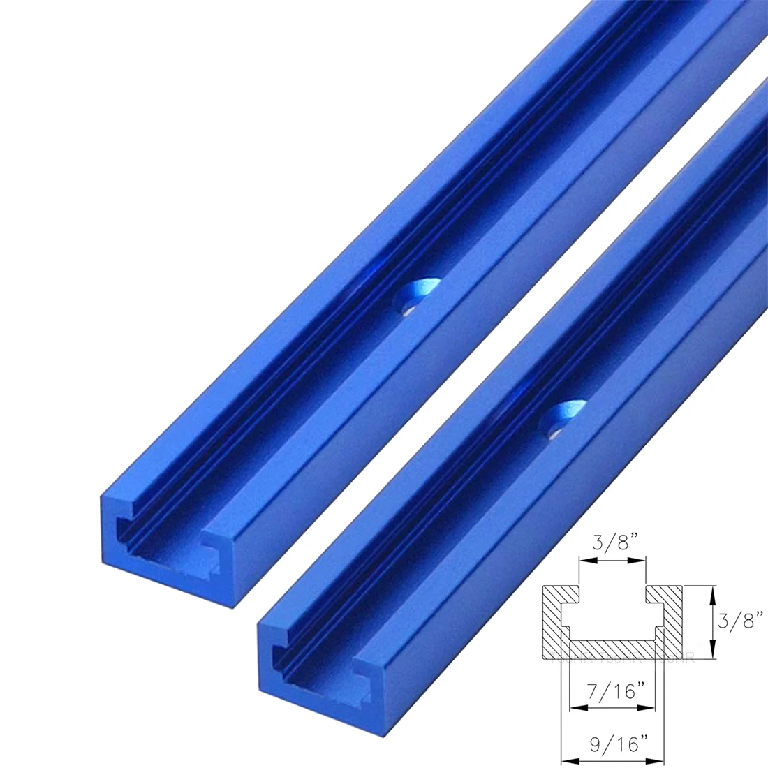 Woodworking-Chute-Rail-19x9-5mm-T-track-T-slot-Miter-Track-Jig-T-Screw ...