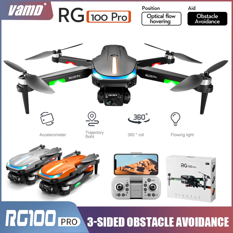 New-RG100-PRO-Drone-Brushless-4k-HD-Camera-Three-Sided-Obstacle ...