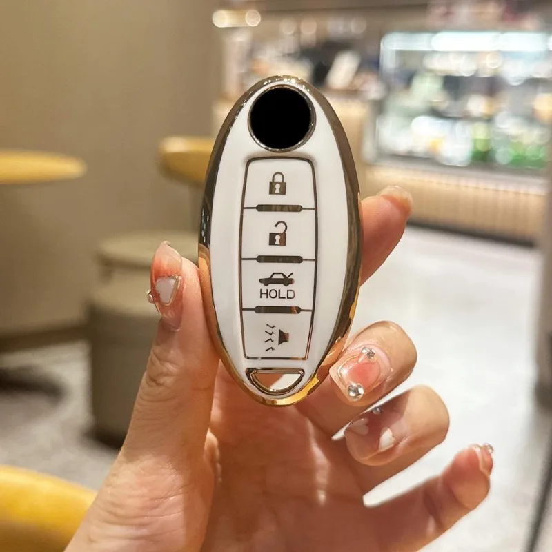 TPU Car Key Case Cover for Nissan Tiida Qashqai J11 J10 Micra Kicks ...