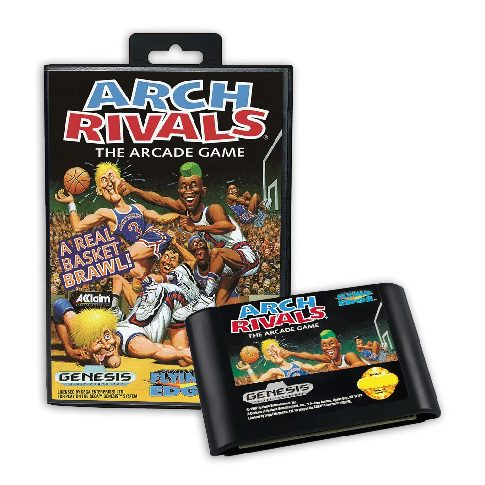 Arch-Rivals-USA-EUR-Game-for-SEGA-Mega-Drive-Genesis-16-bit-Consoles ...