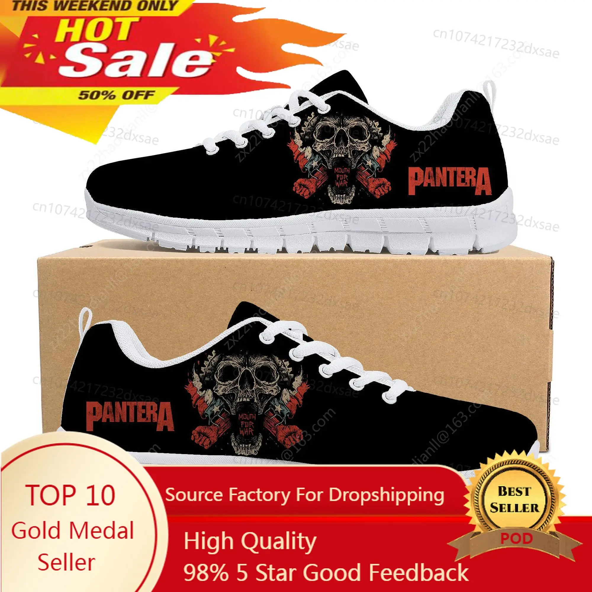 Pantera-Metal-Band-Pop-Sports-Shoes-Mens-Womens-Teenager-Kids-Children ...
