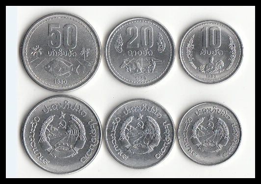 Laos Currency Coins