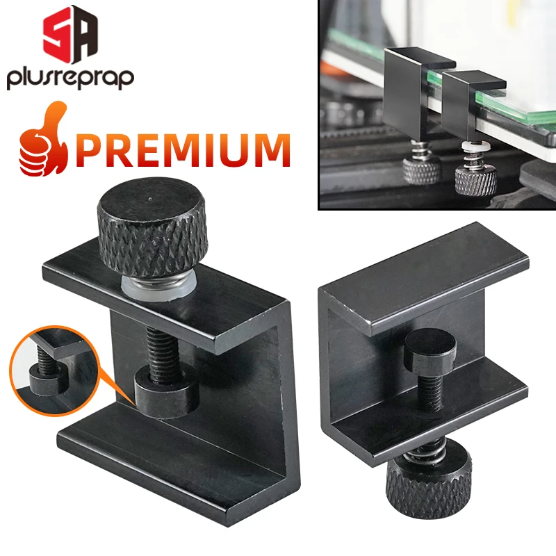 3d Printer Aluminum Adjustable Bed Clip Ender 3 Heatbed Clamp For Cr10 ...