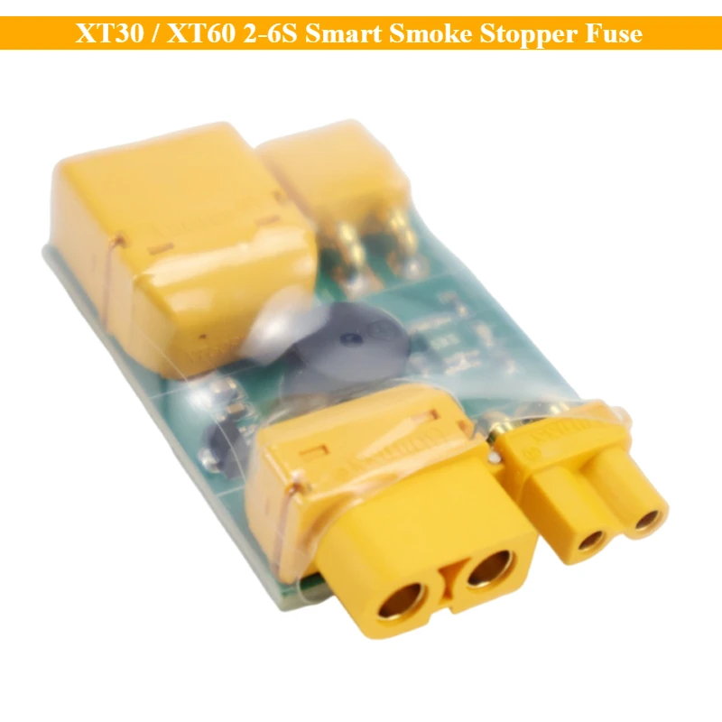 Safety Plug XT30 / XT60 2-6S Smart Smoke Stopper Fuse Test Short ...