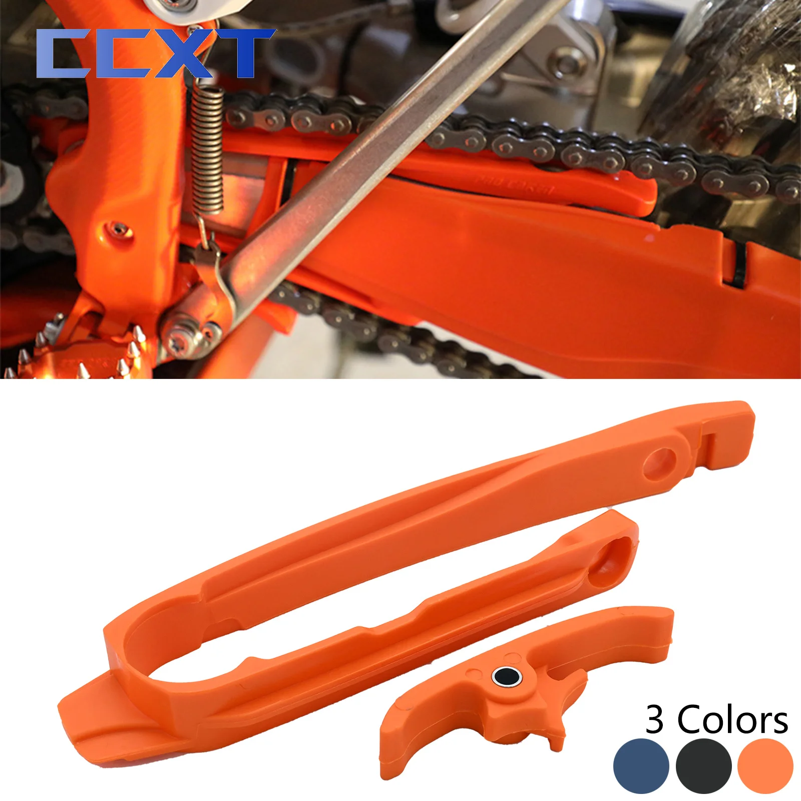 Motocross-Chain-Guide-Slider-Swingarm-Guide-For-KTM-XC125-XC150-SX125 ...