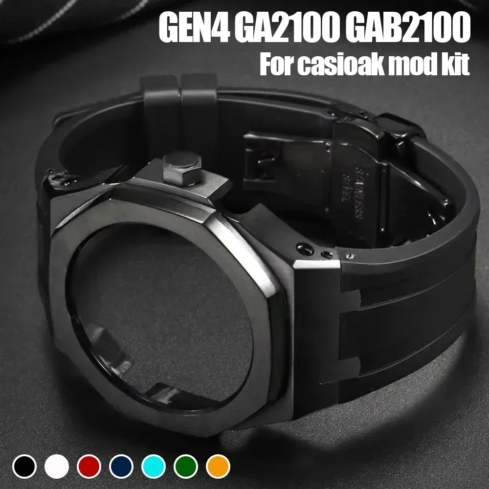 GEN4 Casioak GA2100 Mod Kit For G-SHOCK GA2100/GA2110 GAB2100 Stainless ...