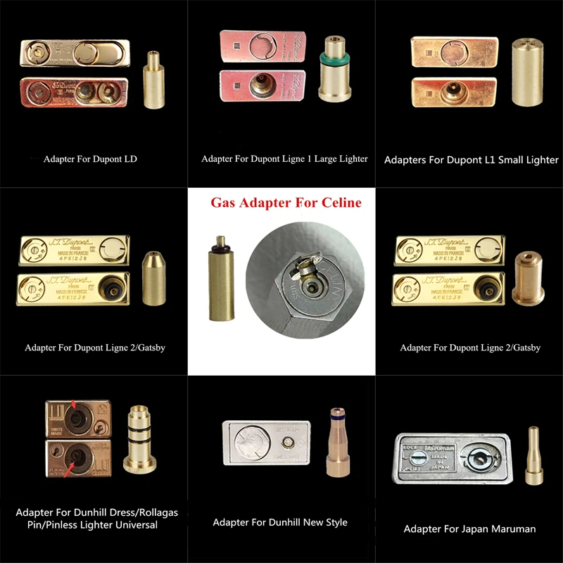 9pcs-Lot-Complete-Variety-Durable-Brass-Copper-Gas-Nozzle-Adapter-For ...