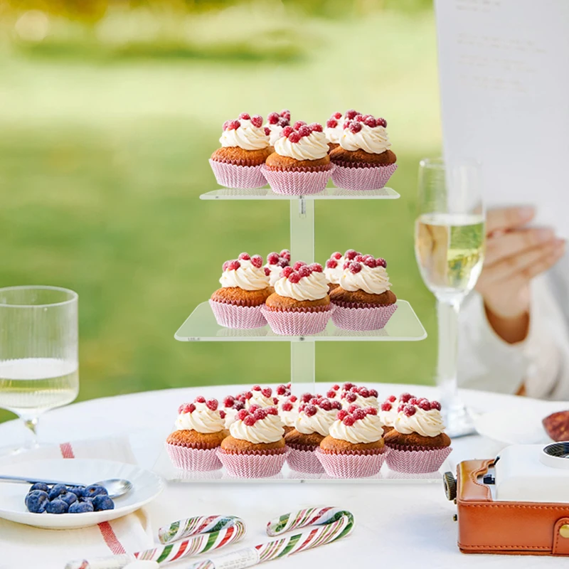Square Wedding Cupcake Stands