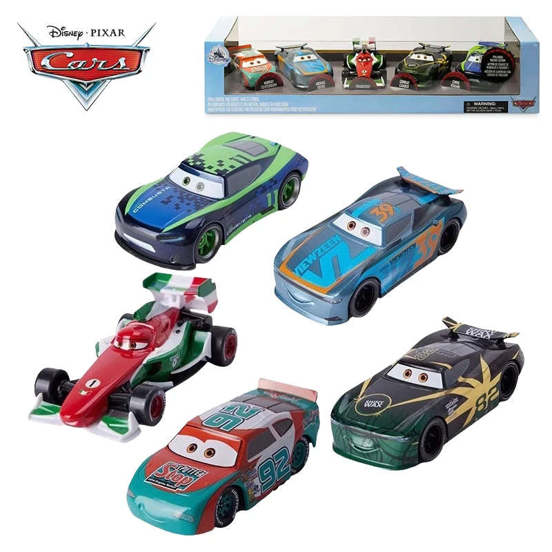 Disney-Pixar-Cars-5pce-Pullback-Die-Cast-Set-1-43-Murray-Clutchburn ...