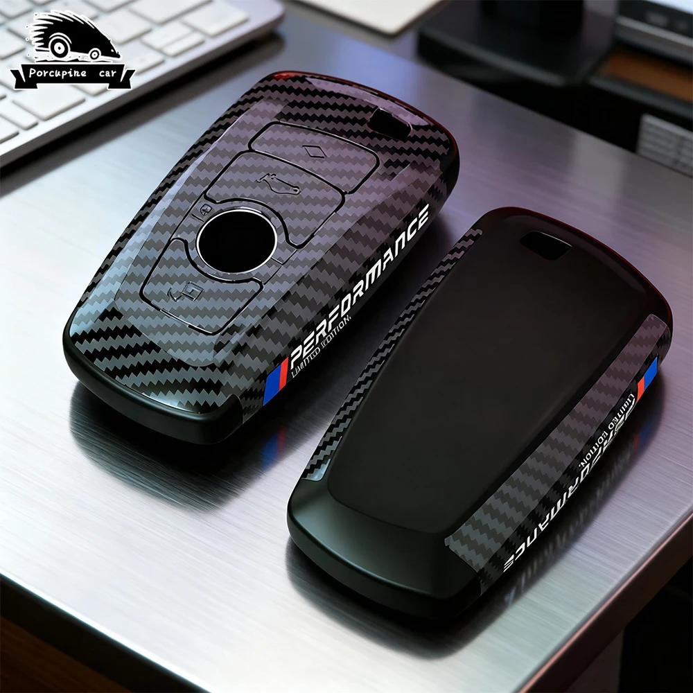 ABS Carbon Fiber Car Key Cover Case For Bmw F20 F30 F31 F34 F10 F11 F25 ...