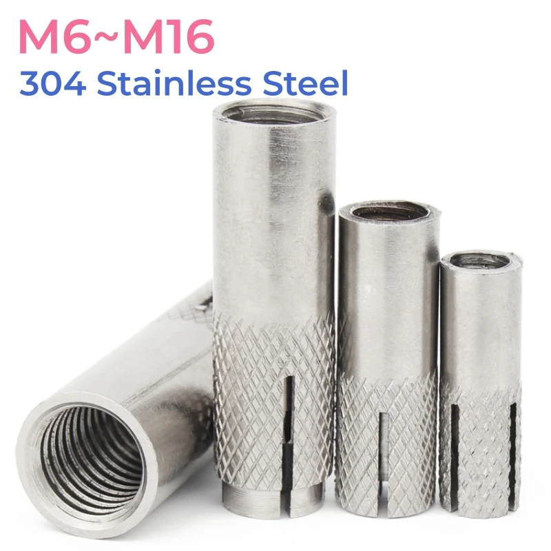 304 Stainless Steel Internal Expansion Pipe Tube Plugs M6 M8 M10 M12 ...